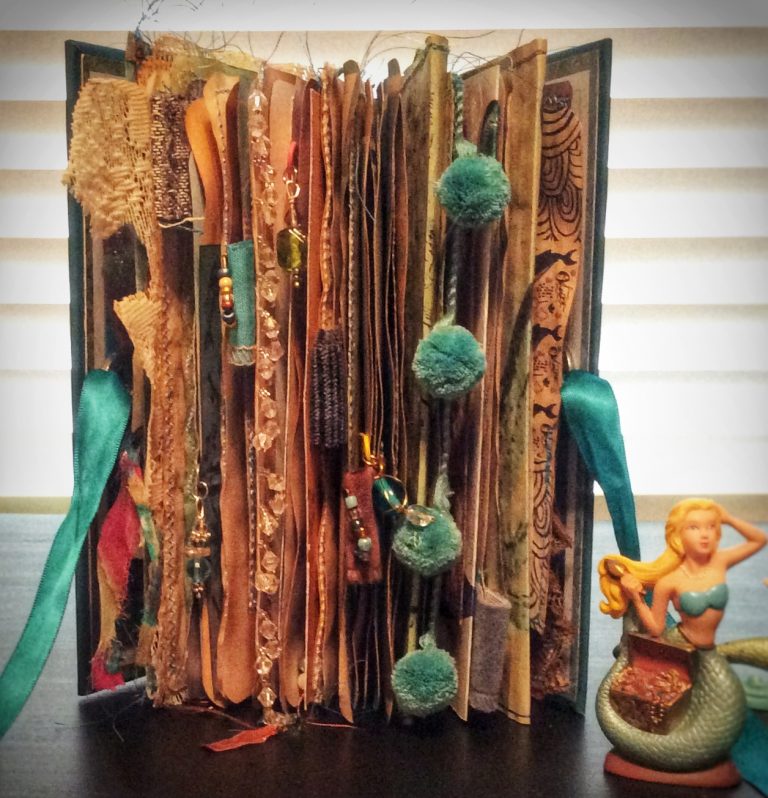 Mermaid Themed Handmade Junk Journal | Julie Dawn Designs